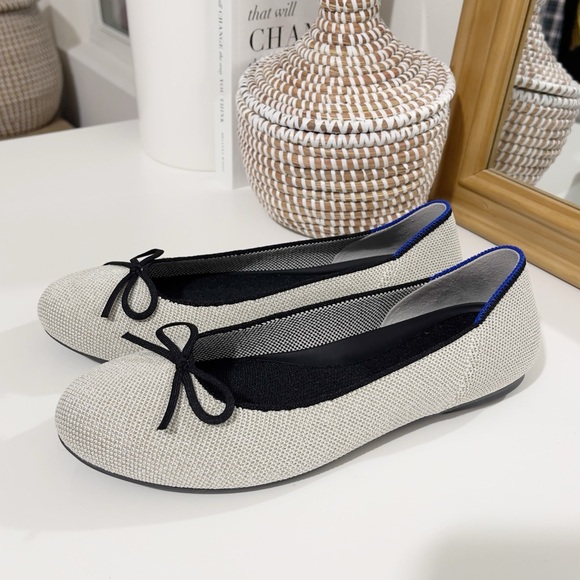 Rothy's | Shoes | Rothys Womens The Ballet Flat Bow Metallic Slip On ...